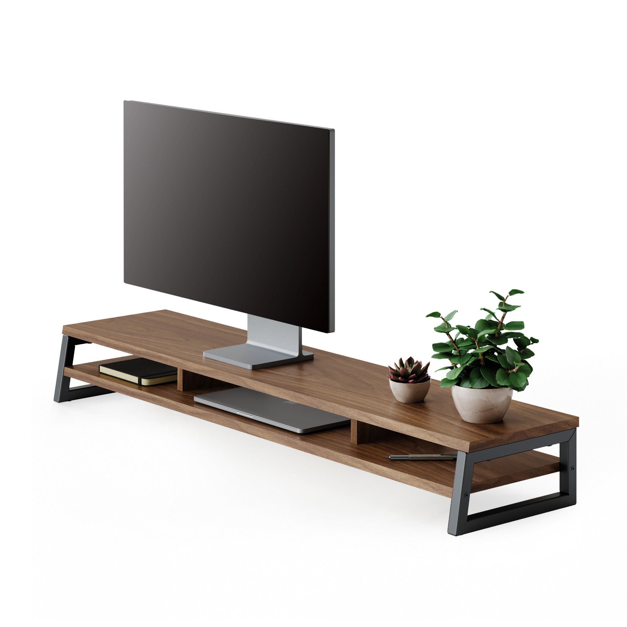 FENGE Frida F210 Monitor Riser, Streamlined with Storage Stand
