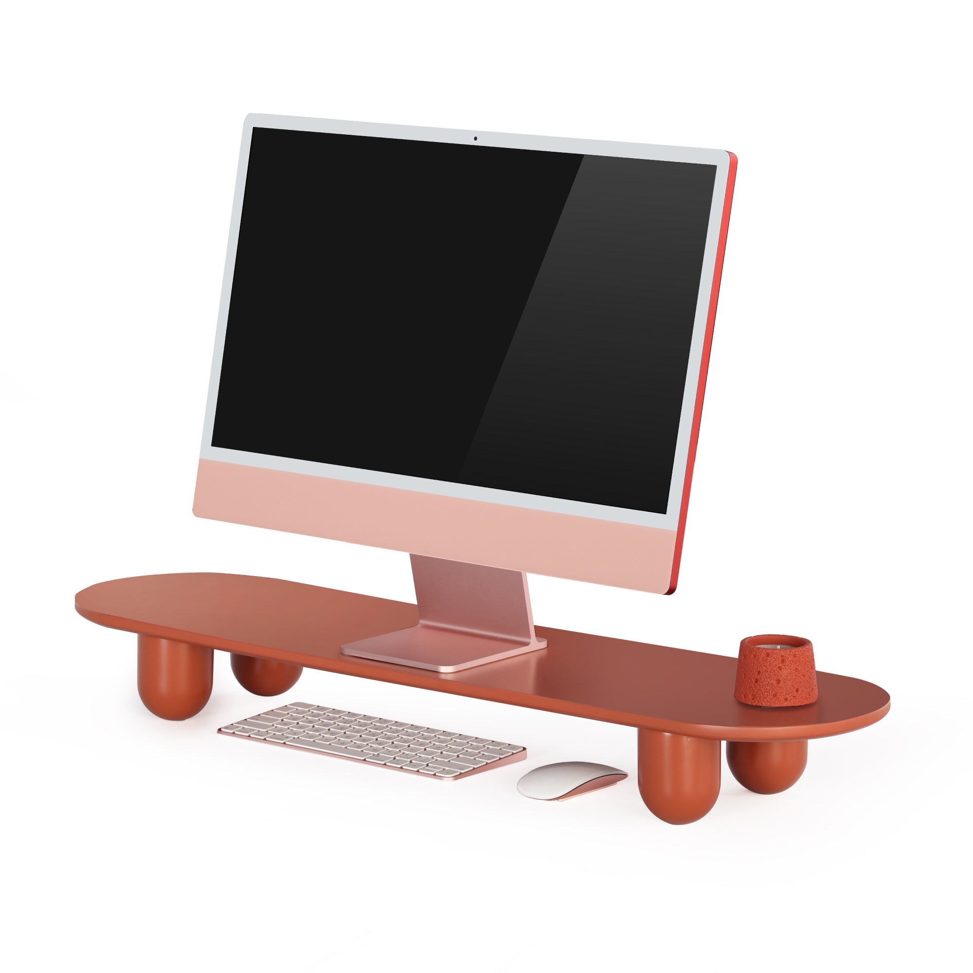 FENGE Nova H108 Monitor Riser, Elegant Engineered Wood for Women